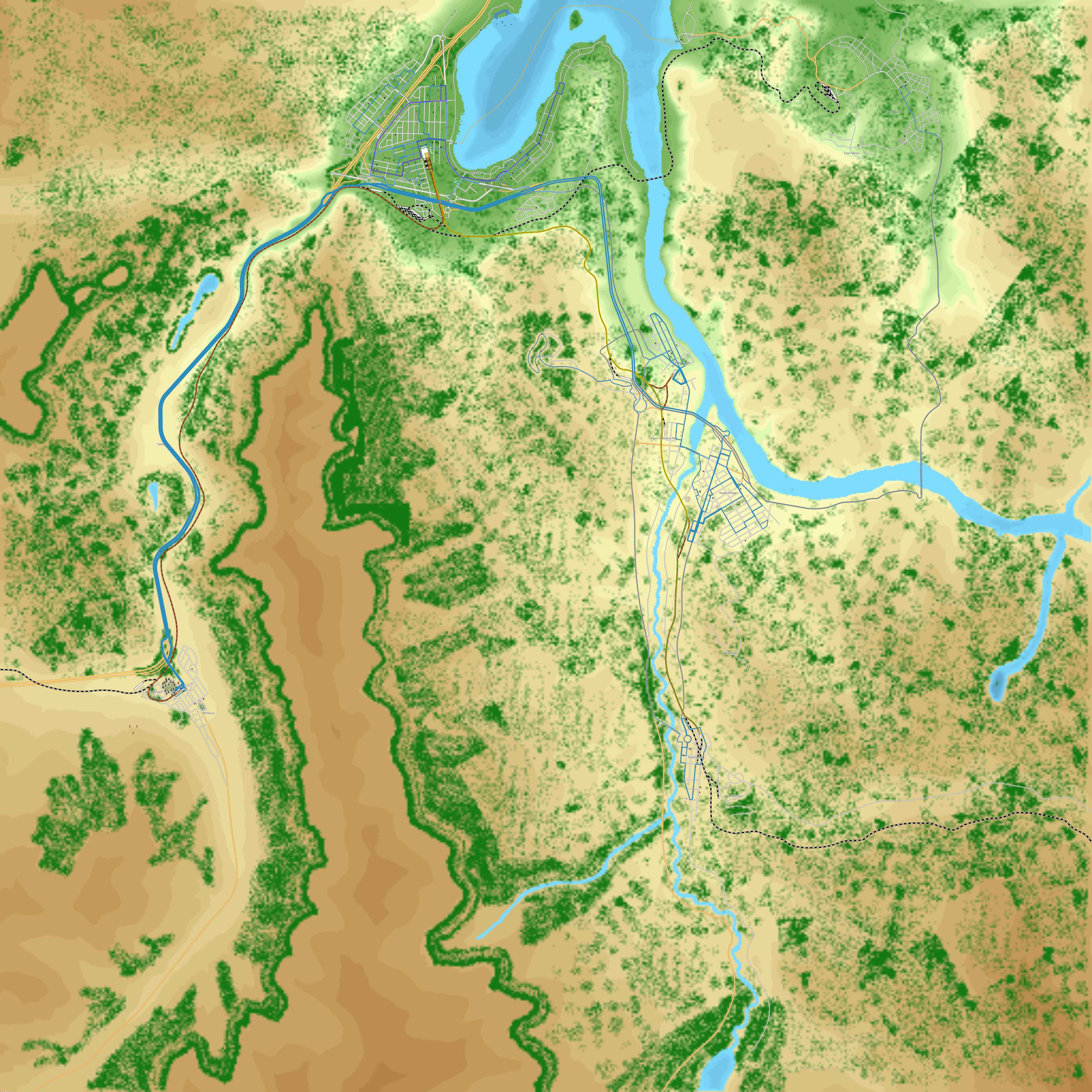 Regional Map of Copper Ridge : r/CitiesSkylines
